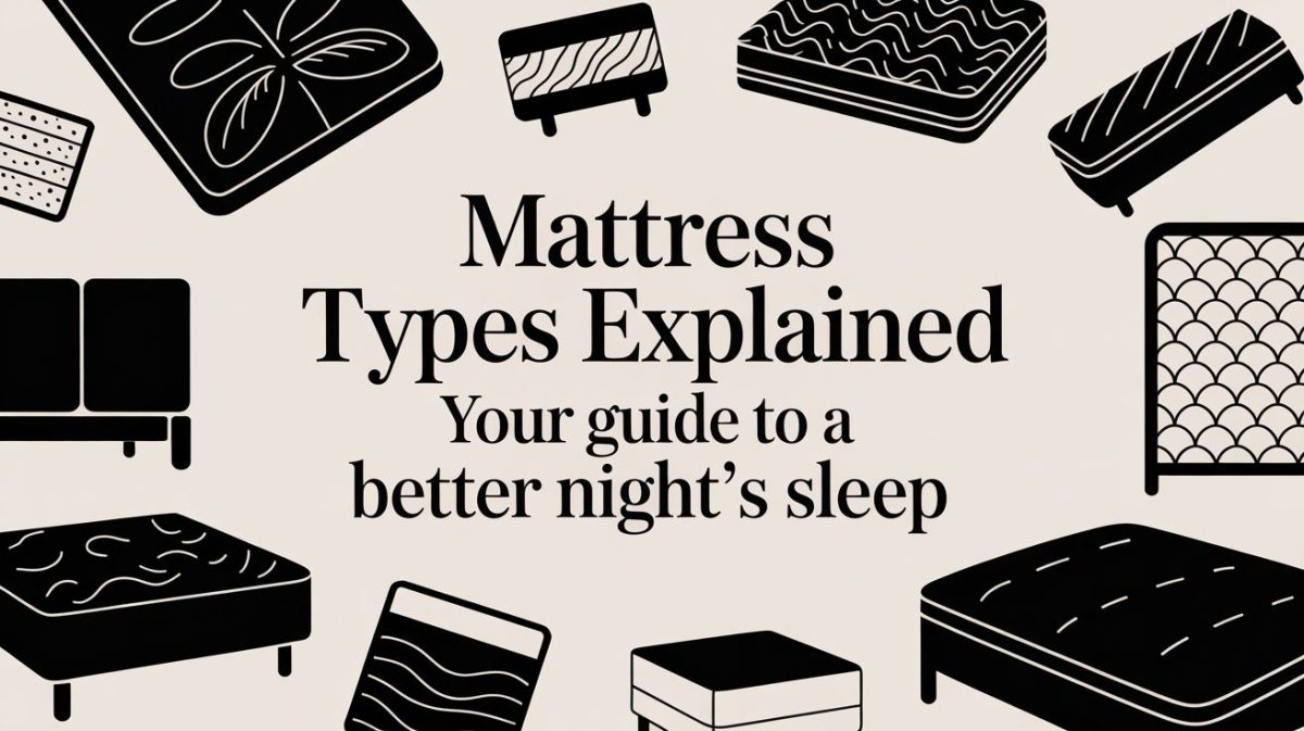 Mattress Types Explained: Your Guide to a Better Night's Sleep in ...